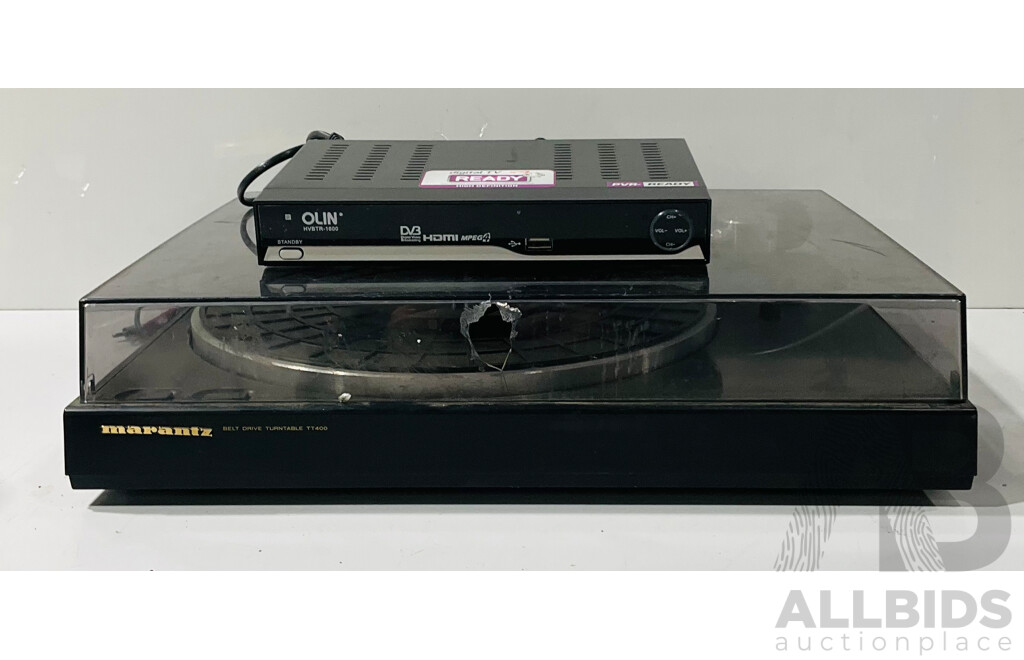 Marantz Belt Drive Turntable Tt400 - Lot 1581069 | ALLBIDS
