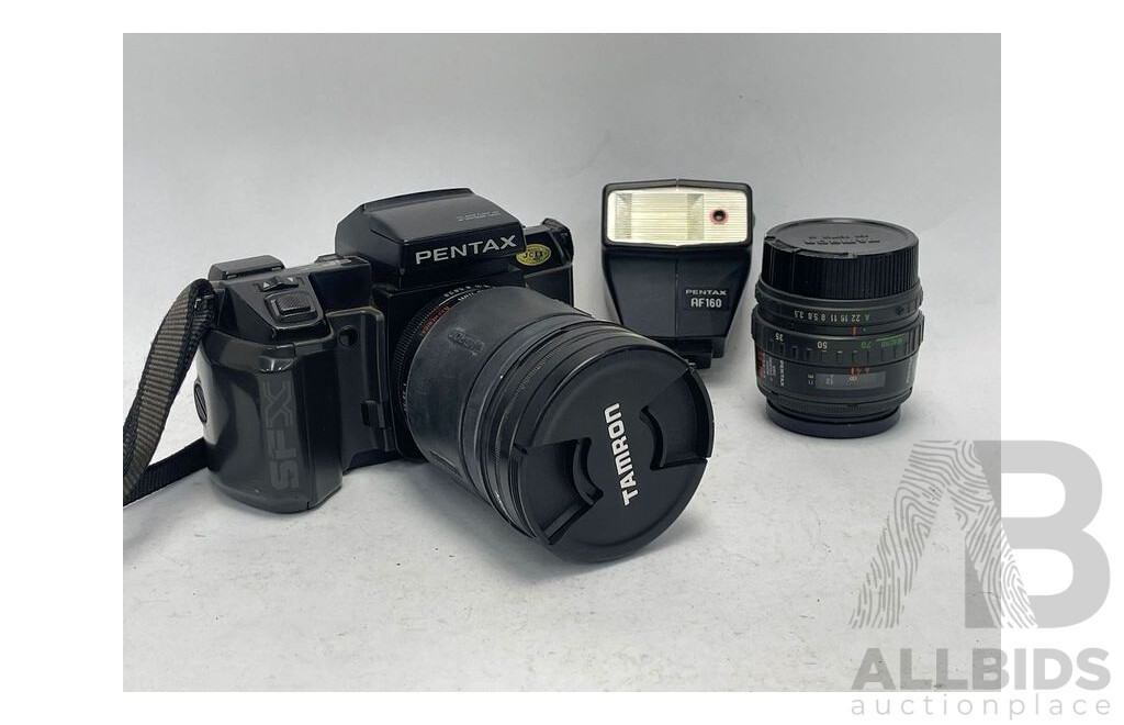 Pentax 35mm Film Camera and Tamaron - Lot 1580239 | ALLBIDS