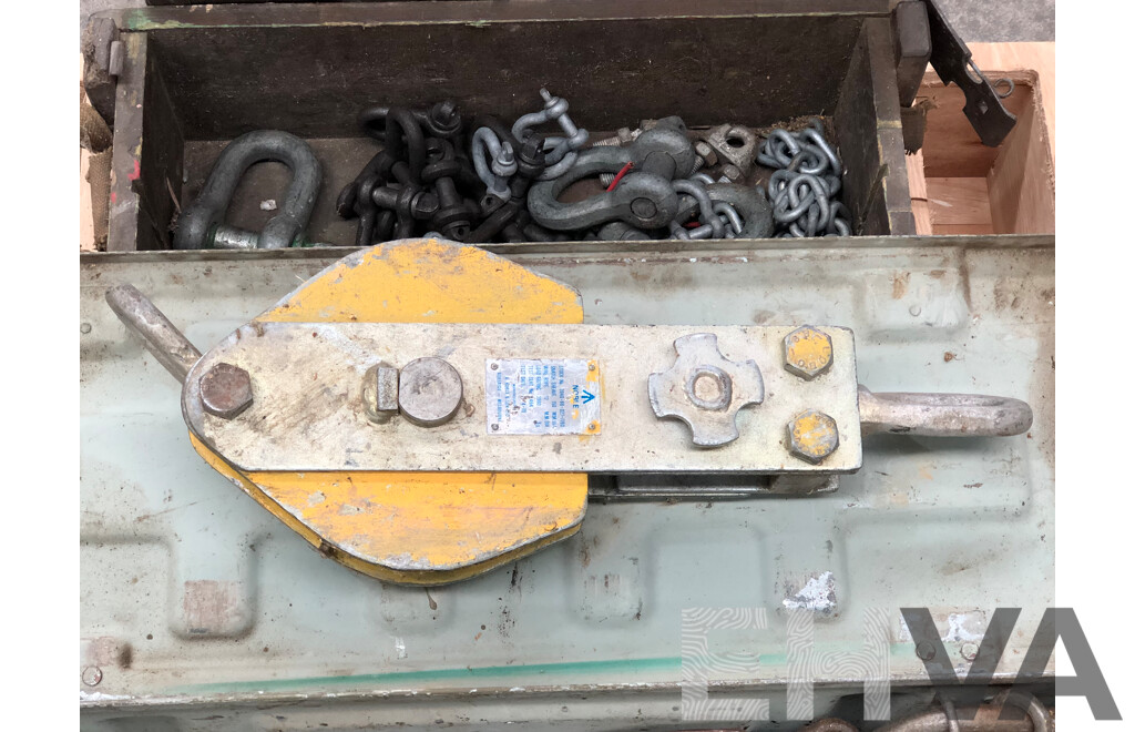 Noble 3900kg Wire Rope Pulley with - Lot 1585588 | EHVA