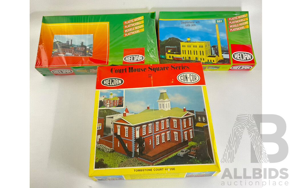 Three Heljan HO Scale Building - Lot 1622193 | ALLBIDS