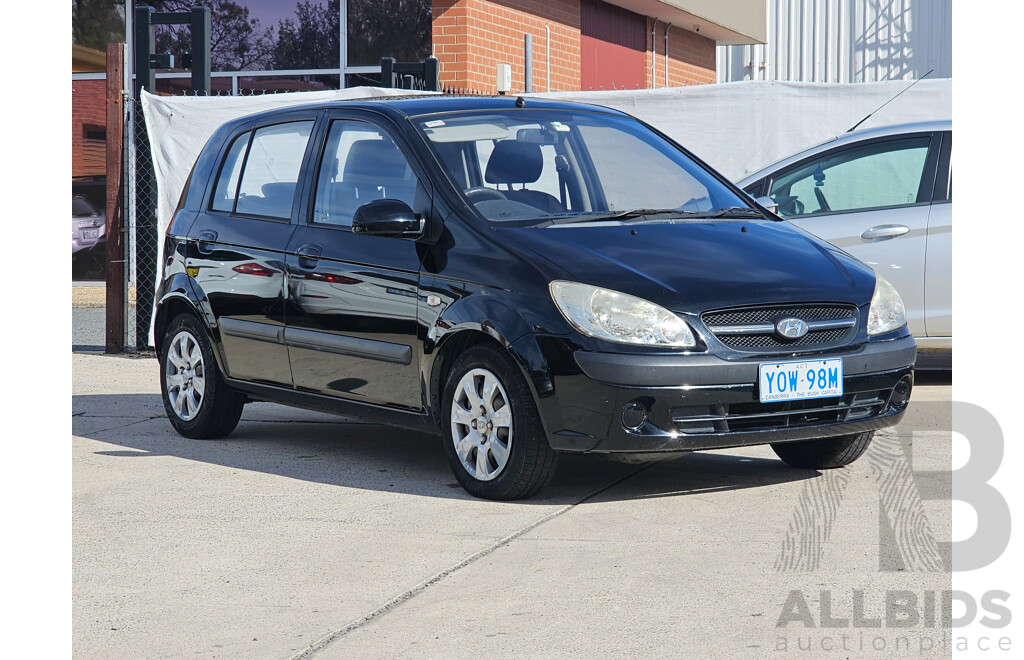 8/2009 Hyundai Getz S TB MY09 5d - Lot 1585229 | CARBIDS