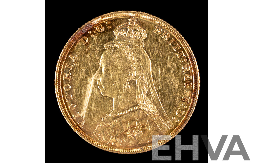 Australian 1892 QV Gold Sovereign, - Lot 1620774 | EHVA
