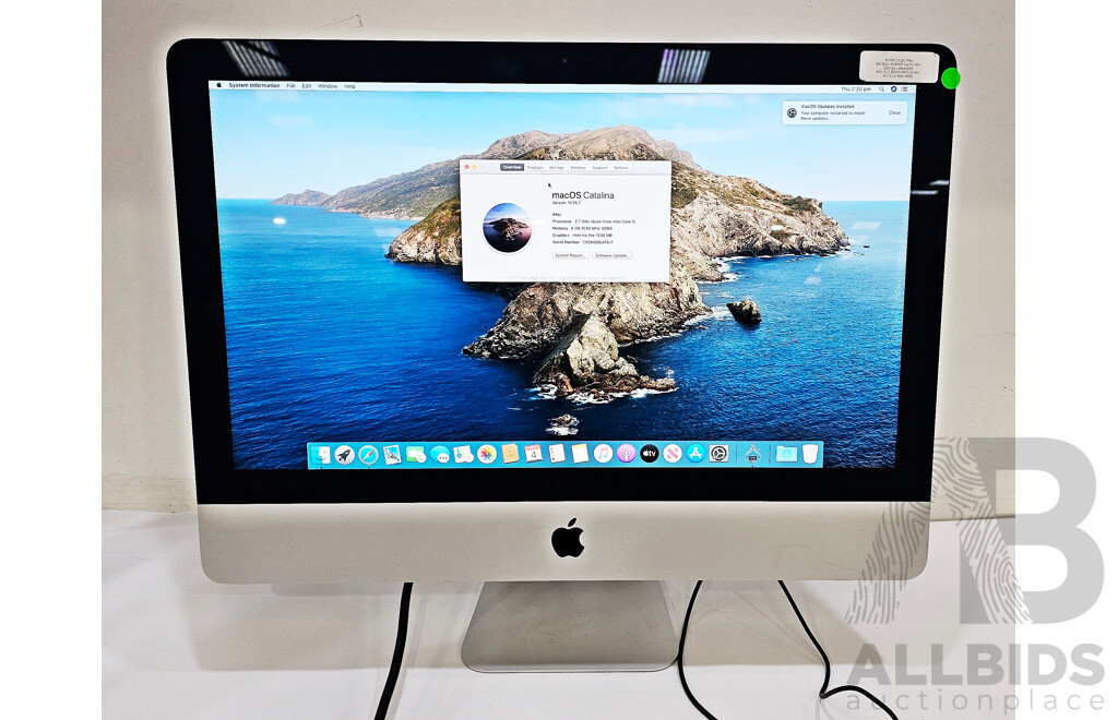 Apple (A1418) Intel Core I5 (4570R) - Lot 1619927 | ALLBIDS