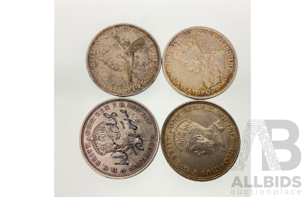 Four Australian 1927 KGV Silver - Lot 1619400 | ALLBIDS