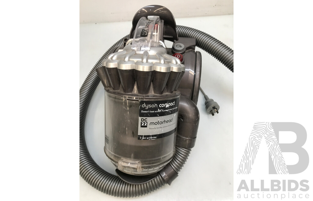 Dyson (DC22) Stowaway Vacuum Cleaner - Lot 1591886 | ALLBIDS