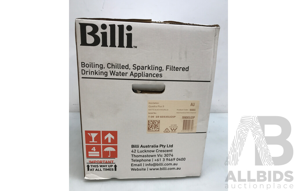 Billi Quadra Plus 9 with XL Levered - Lot 1591811 | ALLBIDS