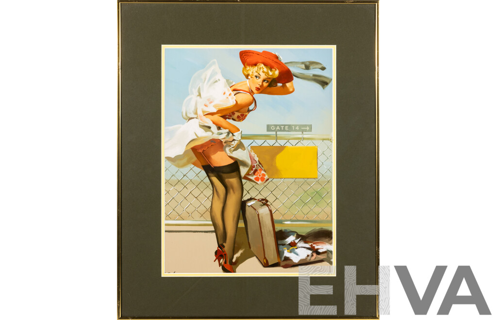Gil Elvgren (20th Century, American, - Lot 1625155 | EHVA