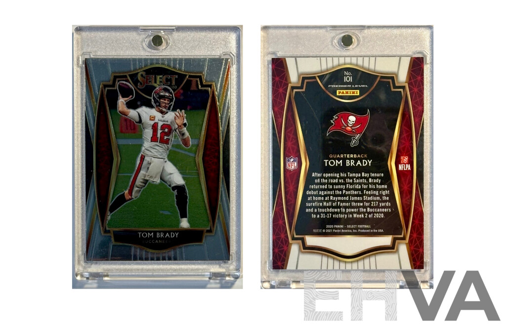 Tom Brady Select Football Card - Lot 1595981 | EHVA