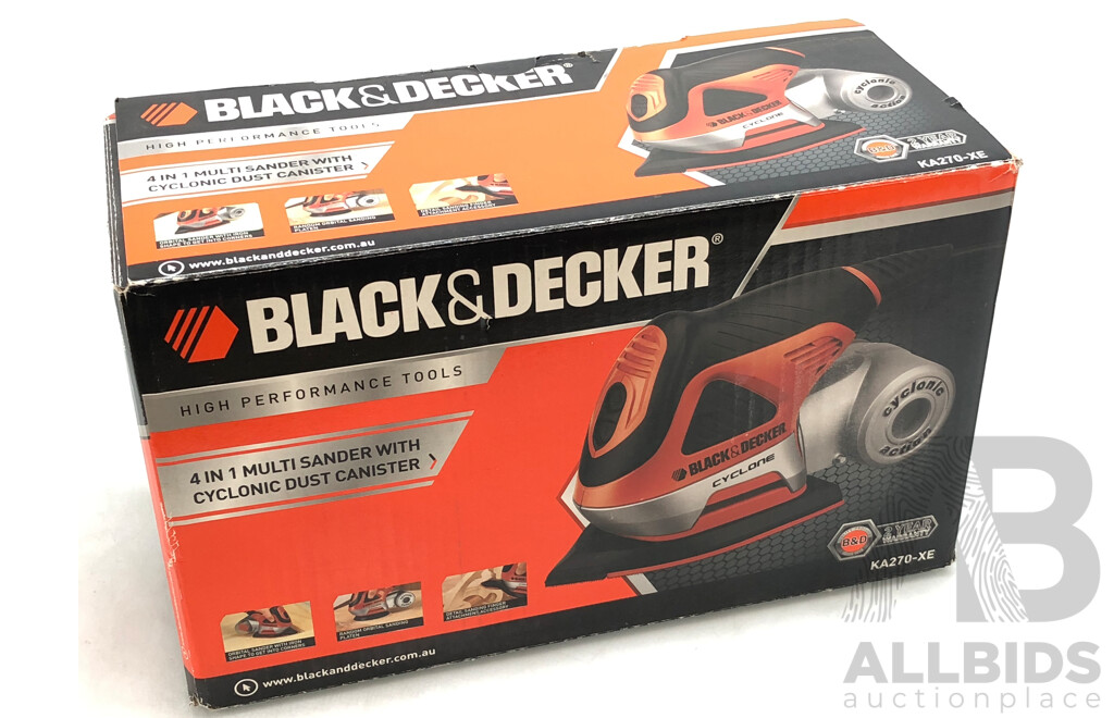 Black Decker 4 in 1 Multisander - Lot 1597638 | ALLBIDS