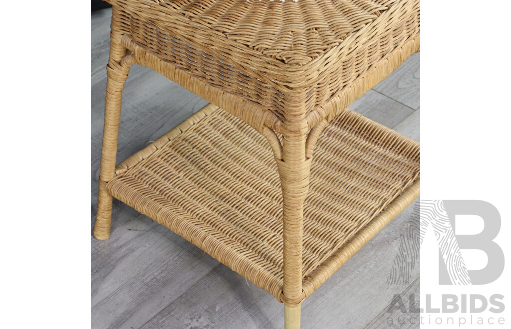 Small Cane Occasional Table - Lot 1599843 | ALLBIDS