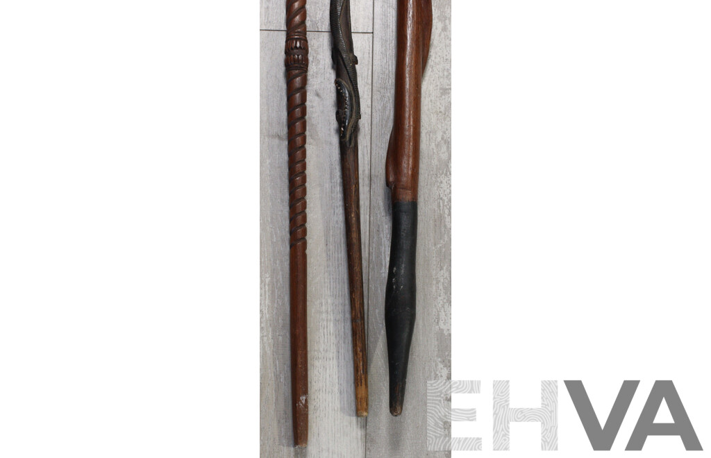 Collection Three PNG Wooden Staff - Lot 1630298 | EHVA