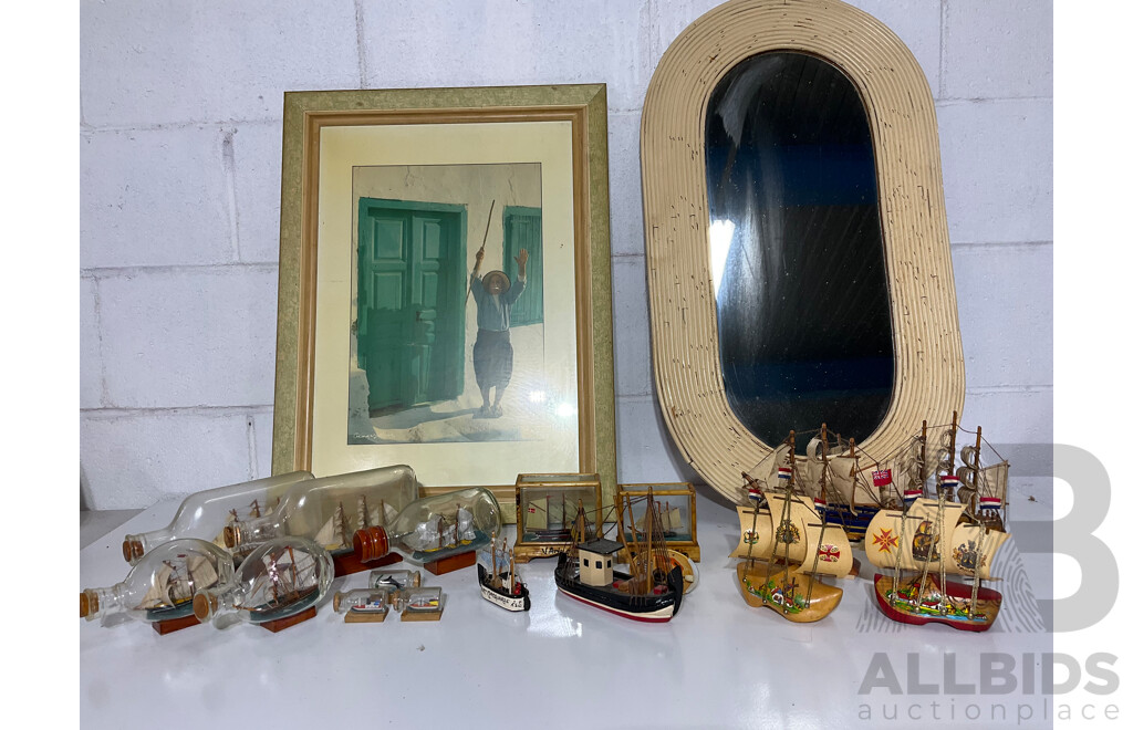 Framed GEORGES MEIS Print of Greece, - Lot 1602030 | ALLBIDS