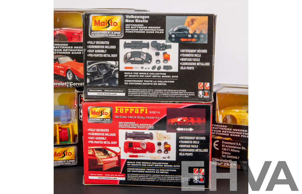 Six Maisto Assembly Line Diecast - Lot 1617809 | EHVA