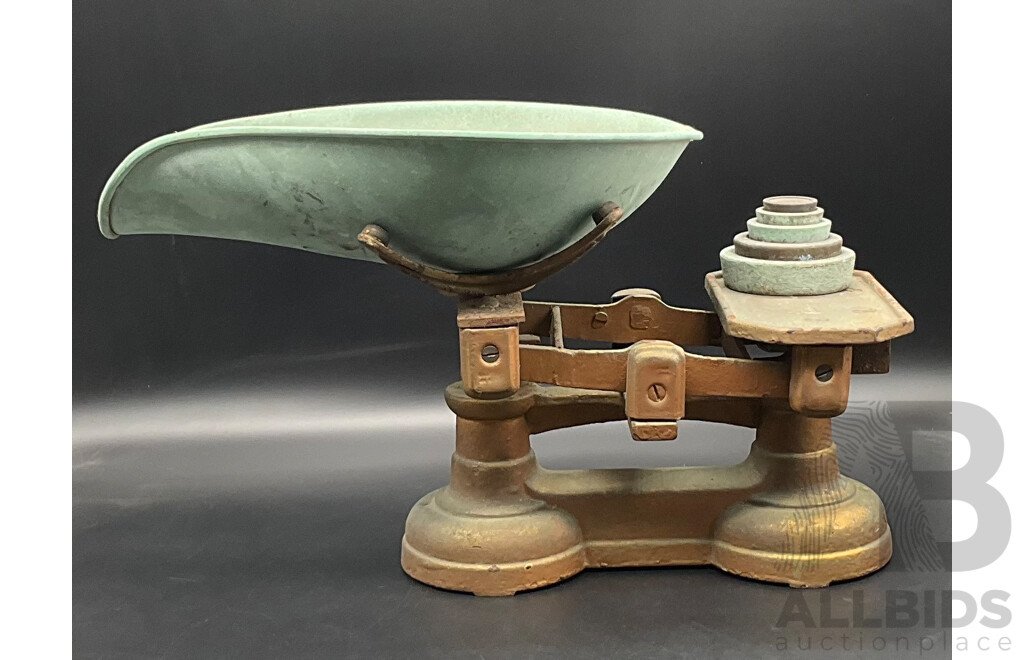 Balance Scale and Weights - Lot 1609644 | ALLBIDS