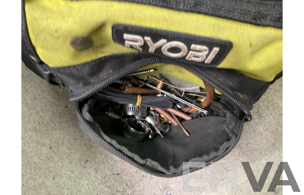 RYOBI Tool Bags with Tools and - Lot 1607480 | EHVA