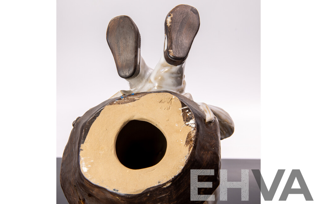 Two Chinese Hand Painted Mud Men - Lot 1613711 | EHVA