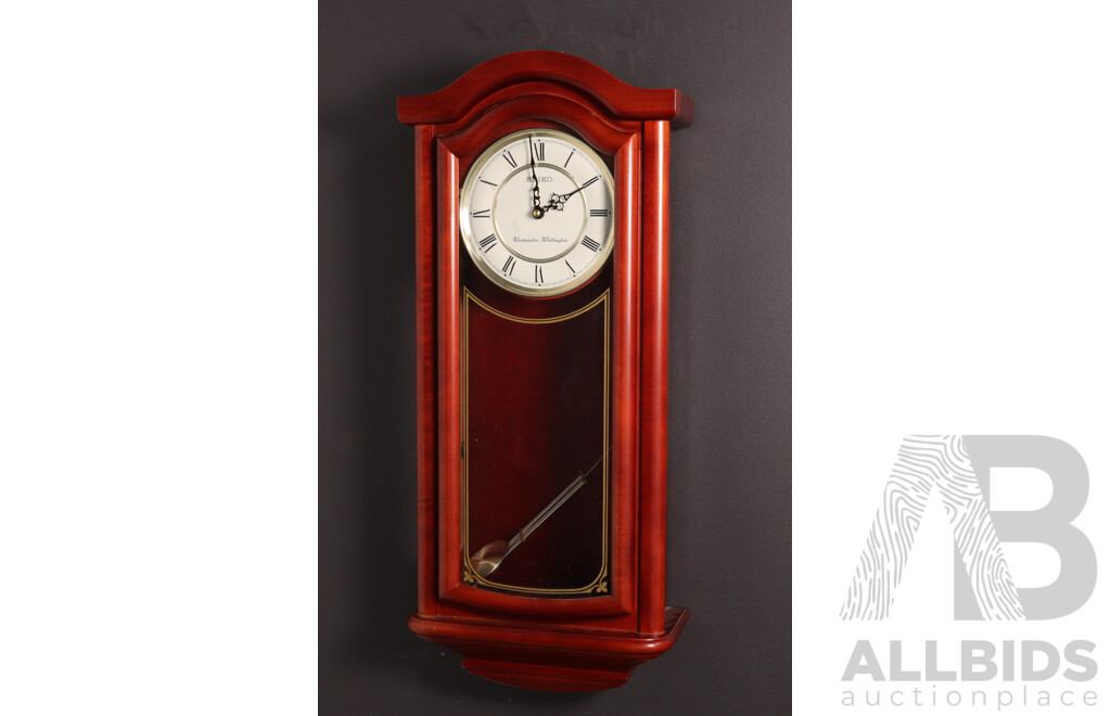Reproduction Wall Clock with Enamel - Lot 1607541 | ALLBIDS