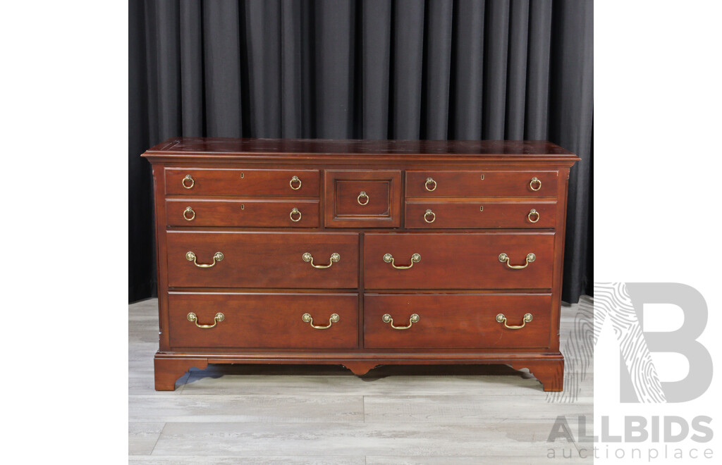 Drexel Seven Drawer Sideboard with - Lot 1610414 | ALLBIDS