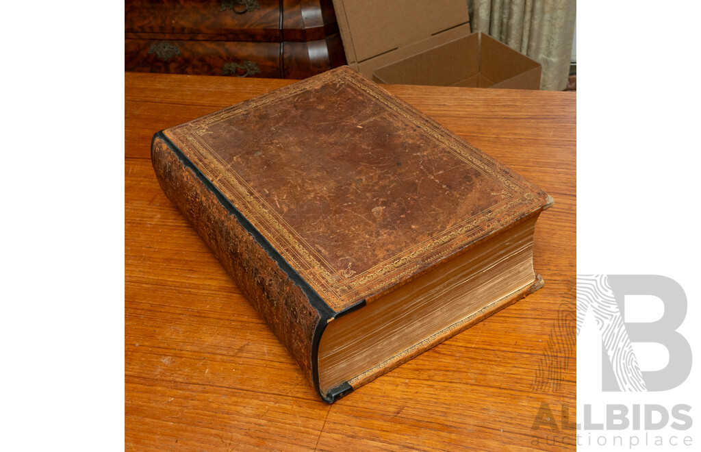 Heavy Antique Imperial Family Bible, - Lot 1614649 | ALLBIDS