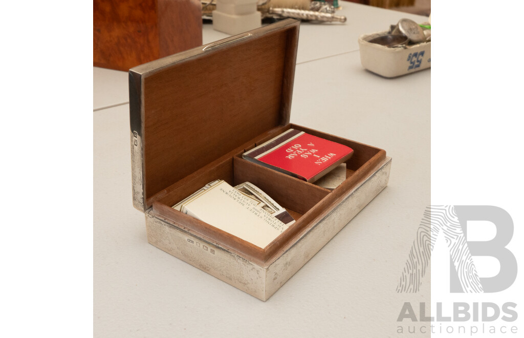 Sterling Silver Cedar Lined Cigarette - Lot 1614660 | ALLBIDS