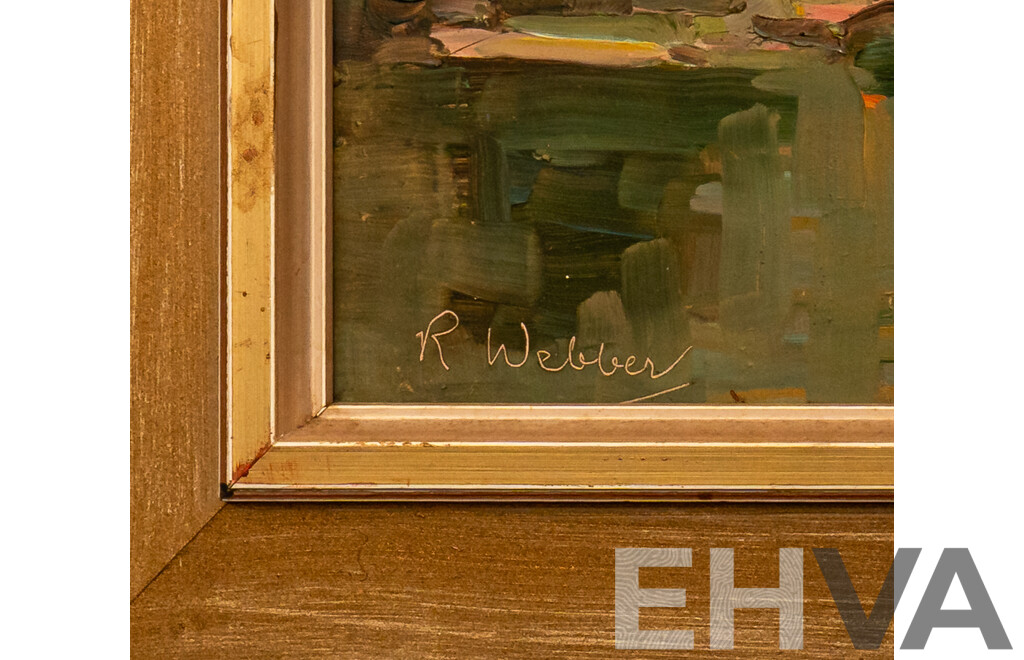 R. Webber (20th Century), Fishing, - Lot 1614587 | EHVA