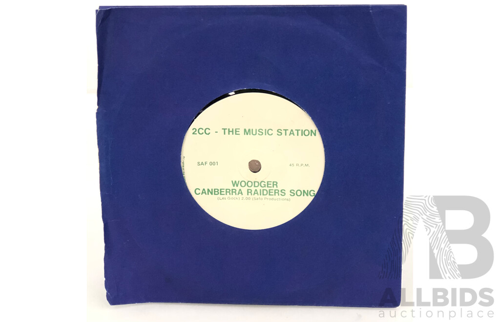 Woodger Canberra Raiders Song by - Lot 1621902 | ALLBIDS