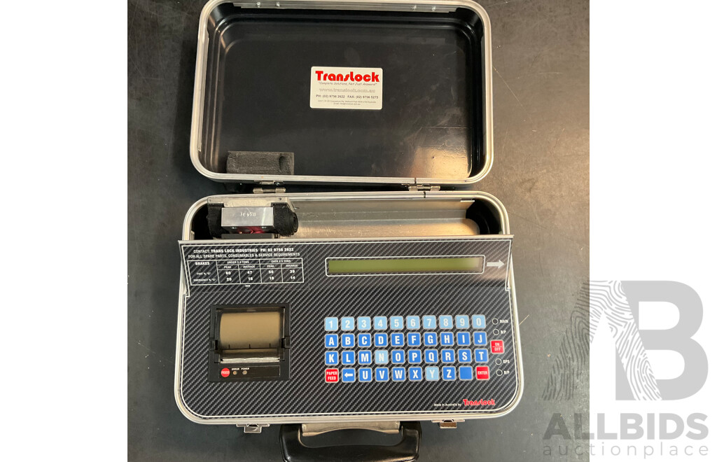 TransLock BTM4 with GPS Speed Cableless - Lot 1617898 | CARBIDS