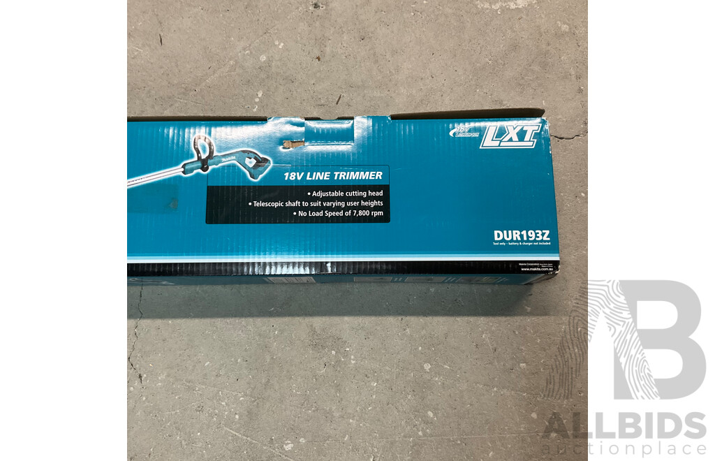 Makita DUR193Z 18V Line Trimmer - Lot 1617900 | ALLBIDS