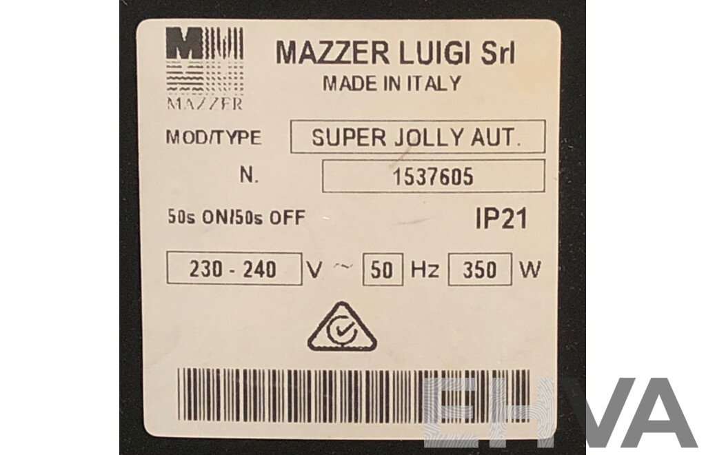Mazzer Luigi SRL Professional Coffee - Lot 1623502 | EHVA