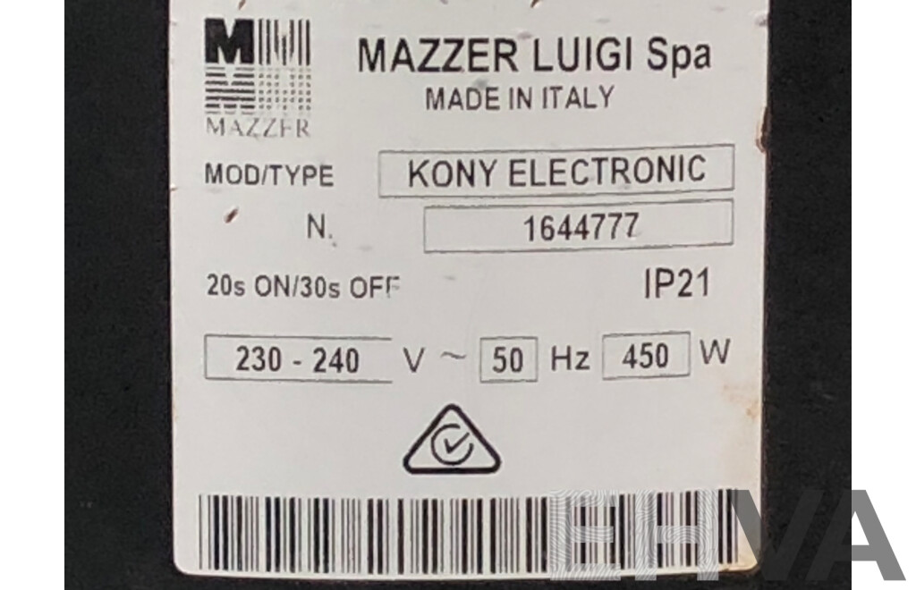 Mazzer Luigi SPA Professional Coffee - Lot 1623503 | EHVA