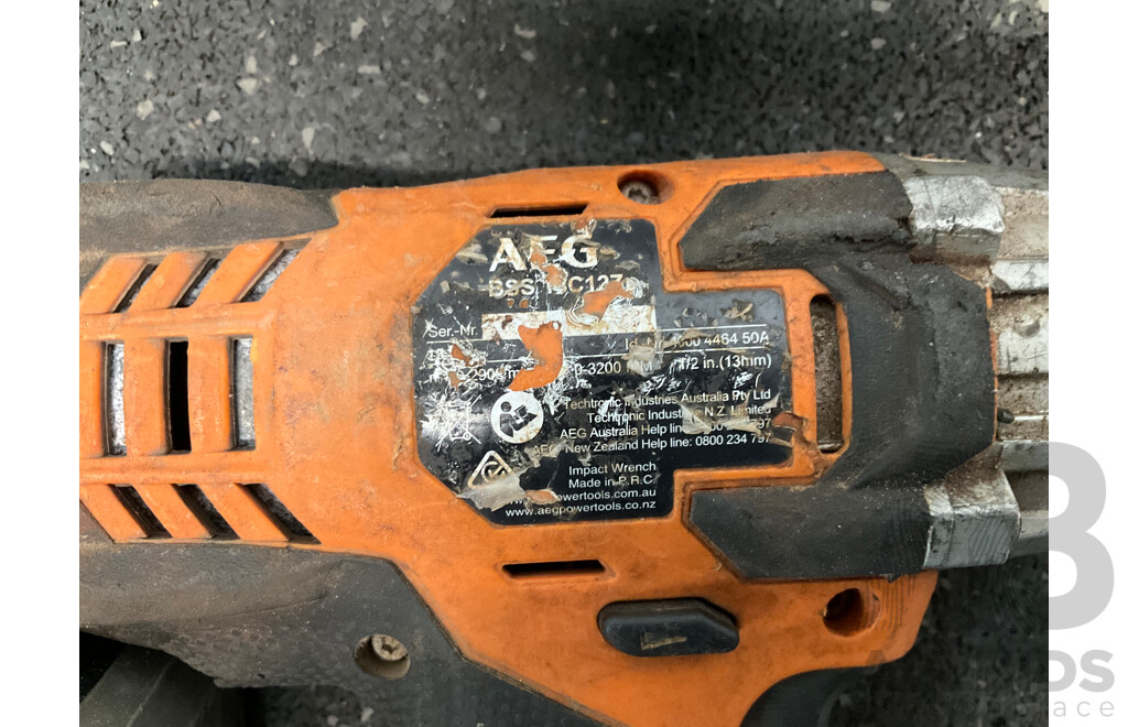 AEG Impact Wrench, AEG 4.0Ah Battery, - Lot 1621942 | ALLBIDS