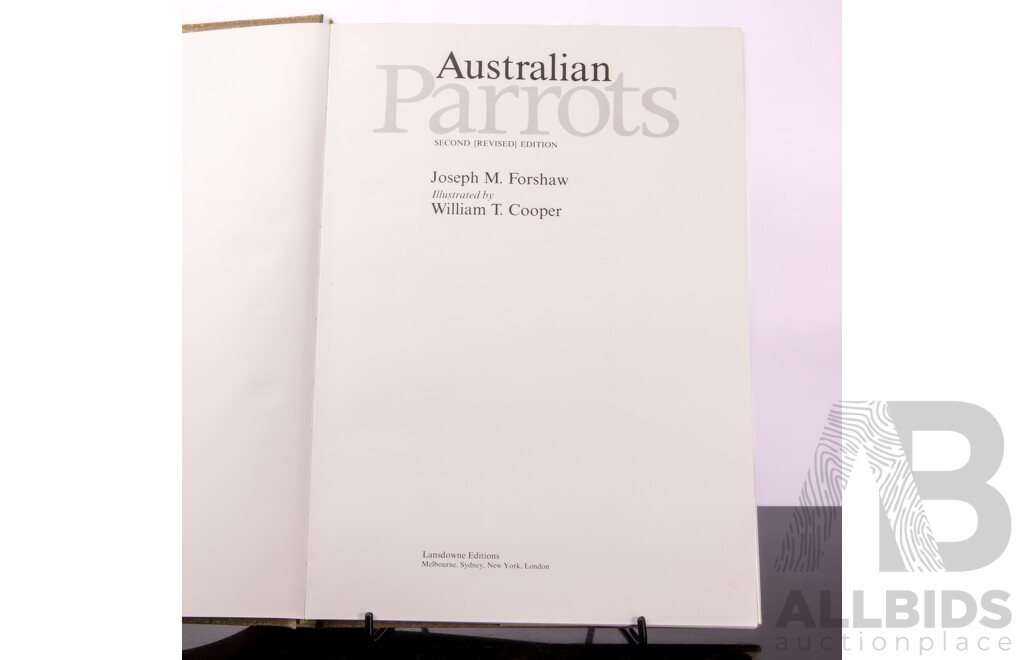 Australian Parrots by Forshaw Cooper, - Lot 1622913 | ALLBIDS