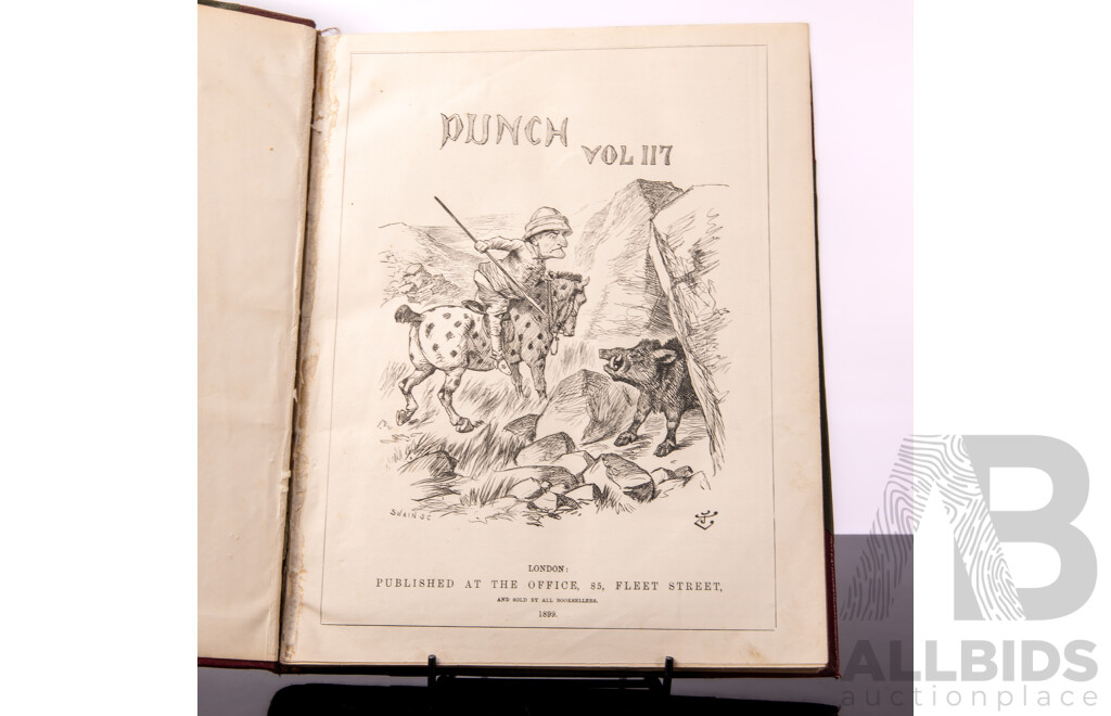 Two Antique Punch Volumes 116 117. - Lot 1622904 | ALLBIDS