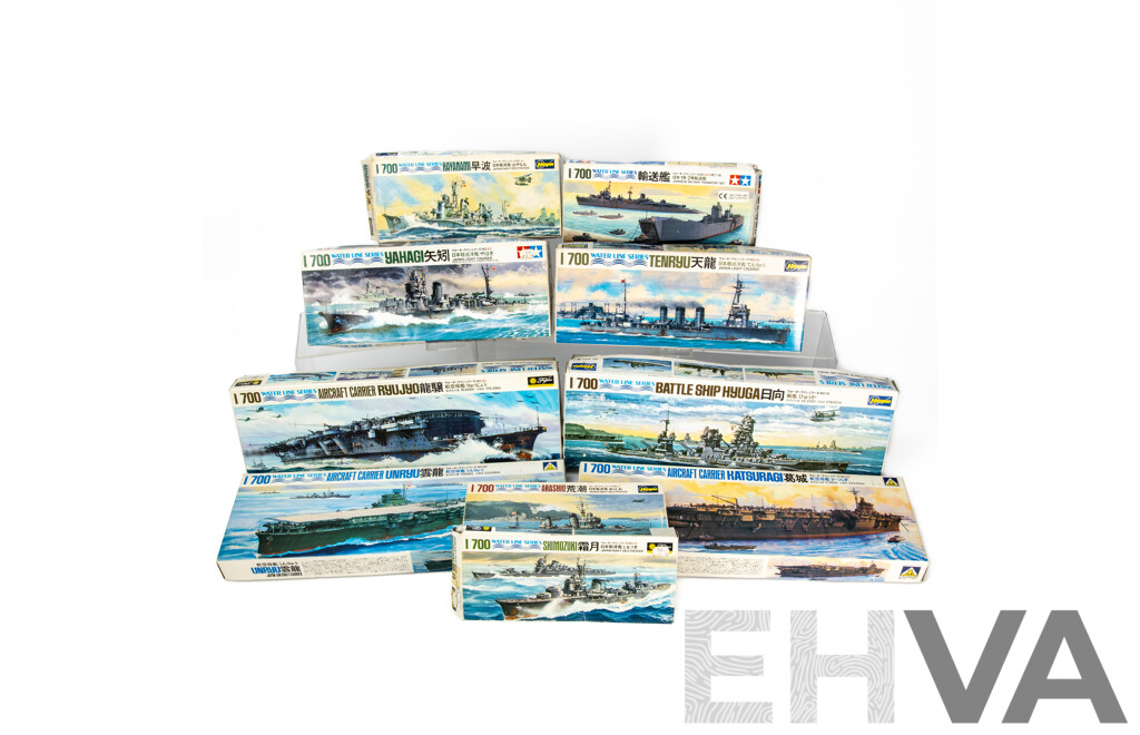 Lot of 10 Japanese 1/700 Waterline - Lot 1633167 | EHVA