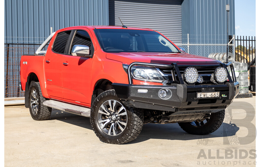 11/2017 Holden Colorado Storm (4x4) - Lot 1628104 | CARBIDS