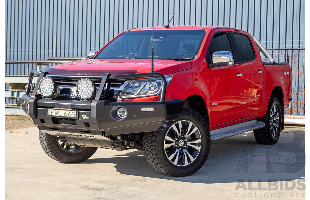11/2017 Holden Colorado Storm (4x4) - Lot 1628104 | CARBIDS