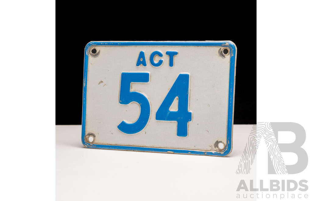 ACT 2 Digit Motor Vehicle Number - Lot 1628105 | CARBIDS