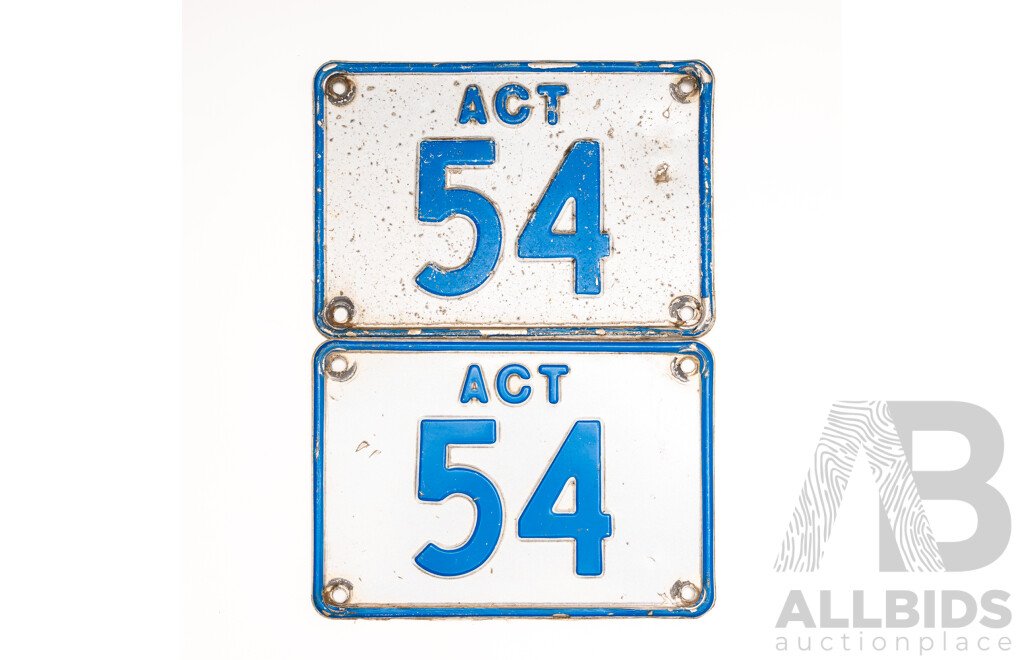 ACT 2 Digit Motor Vehicle Number - Lot 1628105 | CARBIDS
