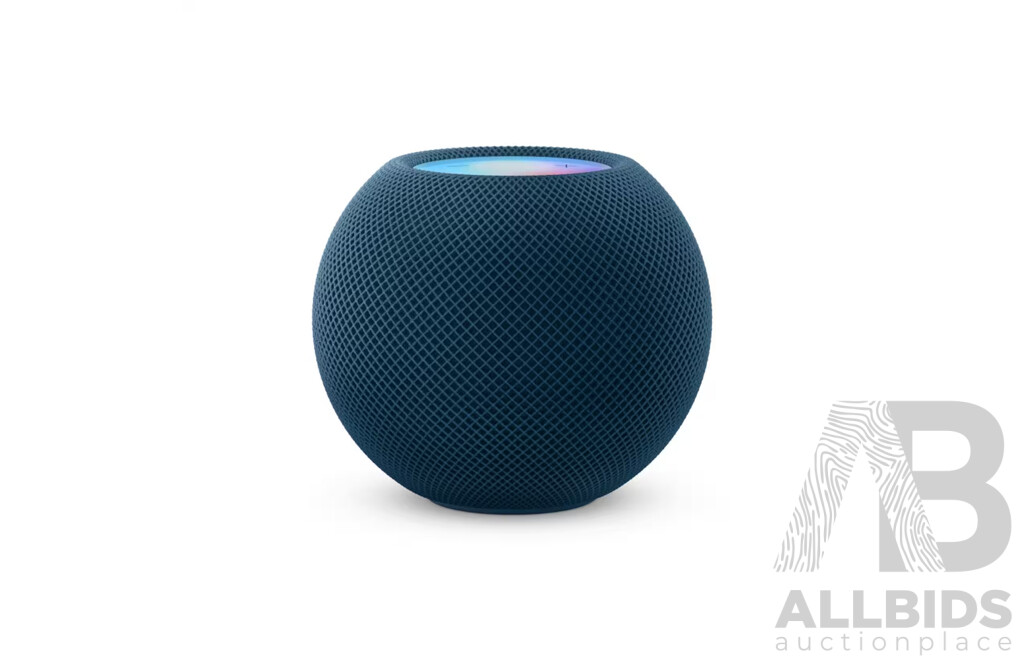 Apple HomePod Mini (Blue) ORP $149 - Lot 1630809 | ALLBIDS