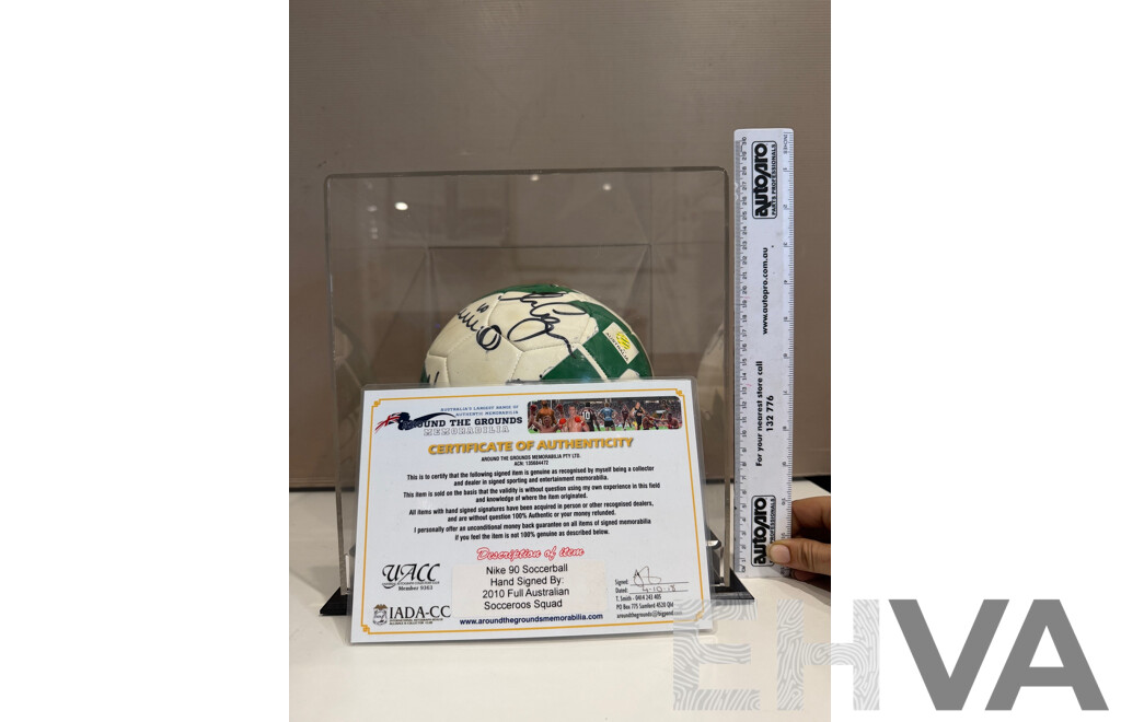 Signed 2010 Socceroos Team Ball - Lot 1633771 | EHVA