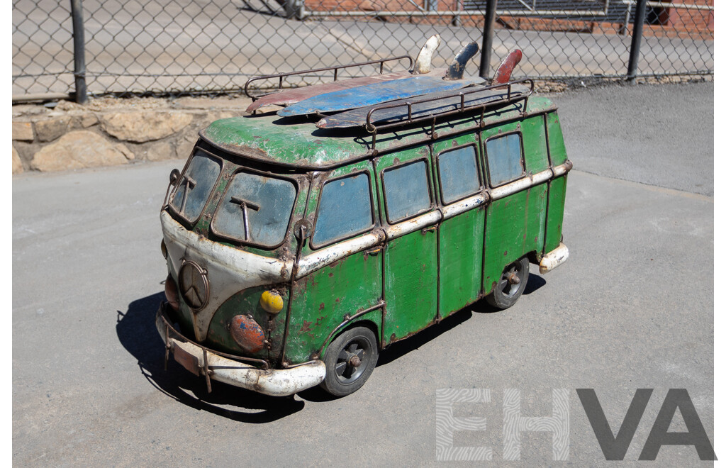 Vintage VW Kombi Style Metal Esky - Lot 1640934 | EHVA