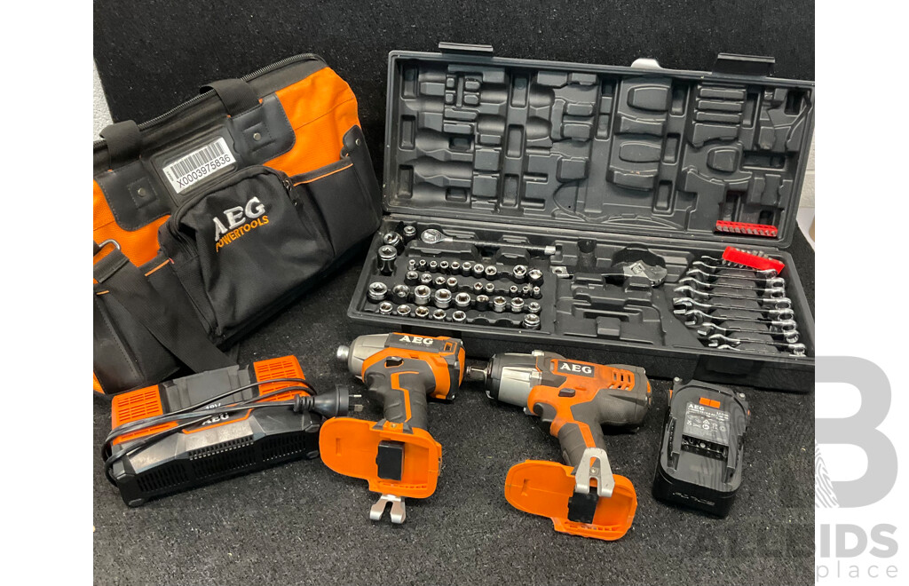 AEG BSS18C12Z Impact Wrench Impact - Lot 1637075 | ALLBIDS