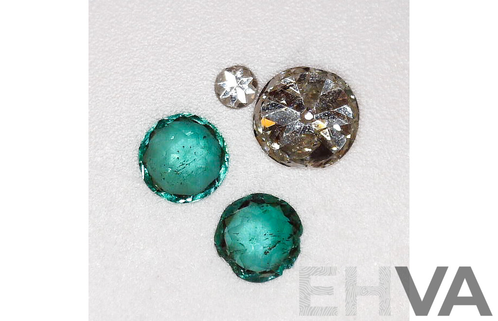 Unset Diamond 3.19mm and 1.4mm - Lot 1646193 | EHVA