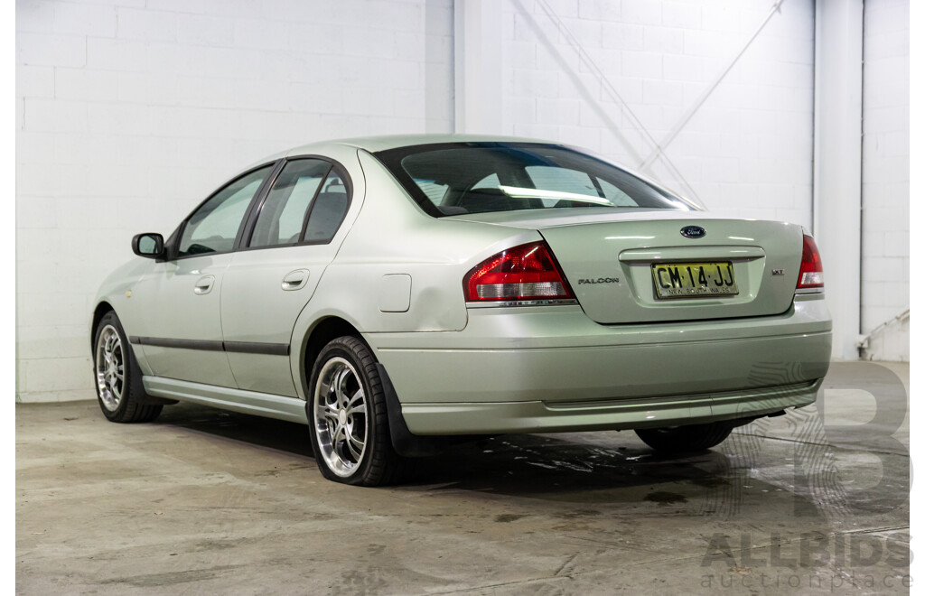 2/2003 Ford Falcon XT BA 4d Sedan - Lot 1641178 | CARBIDS
