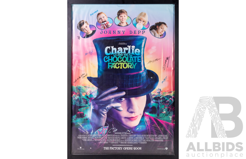 Framed Vintage Charlie and the - Lot 1652044 | ALLBIDS